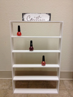 Little bit of everything: DIY nail polish rack
