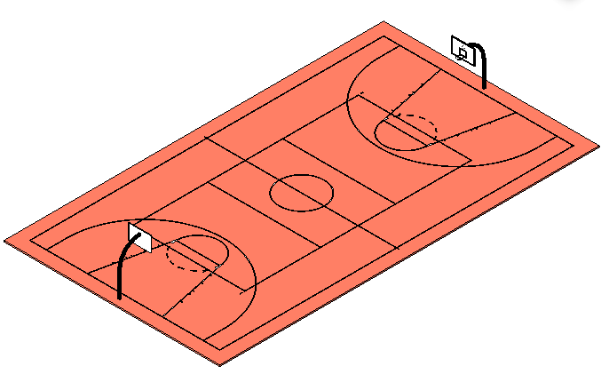 FAMILIAS PARA REVIT: CANCHA MULTIUSO