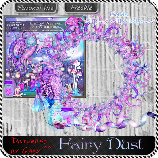 Disturbed PSP tutorials: Cluster and cluster frame: Fairy Dust
