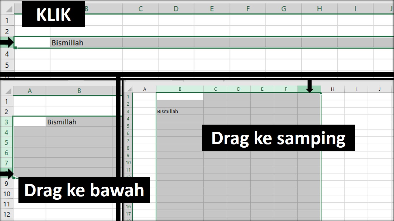 Microsoft Office Excel: Mengenal Bentuk Pointer Mouse dalam Worksheet Excel
