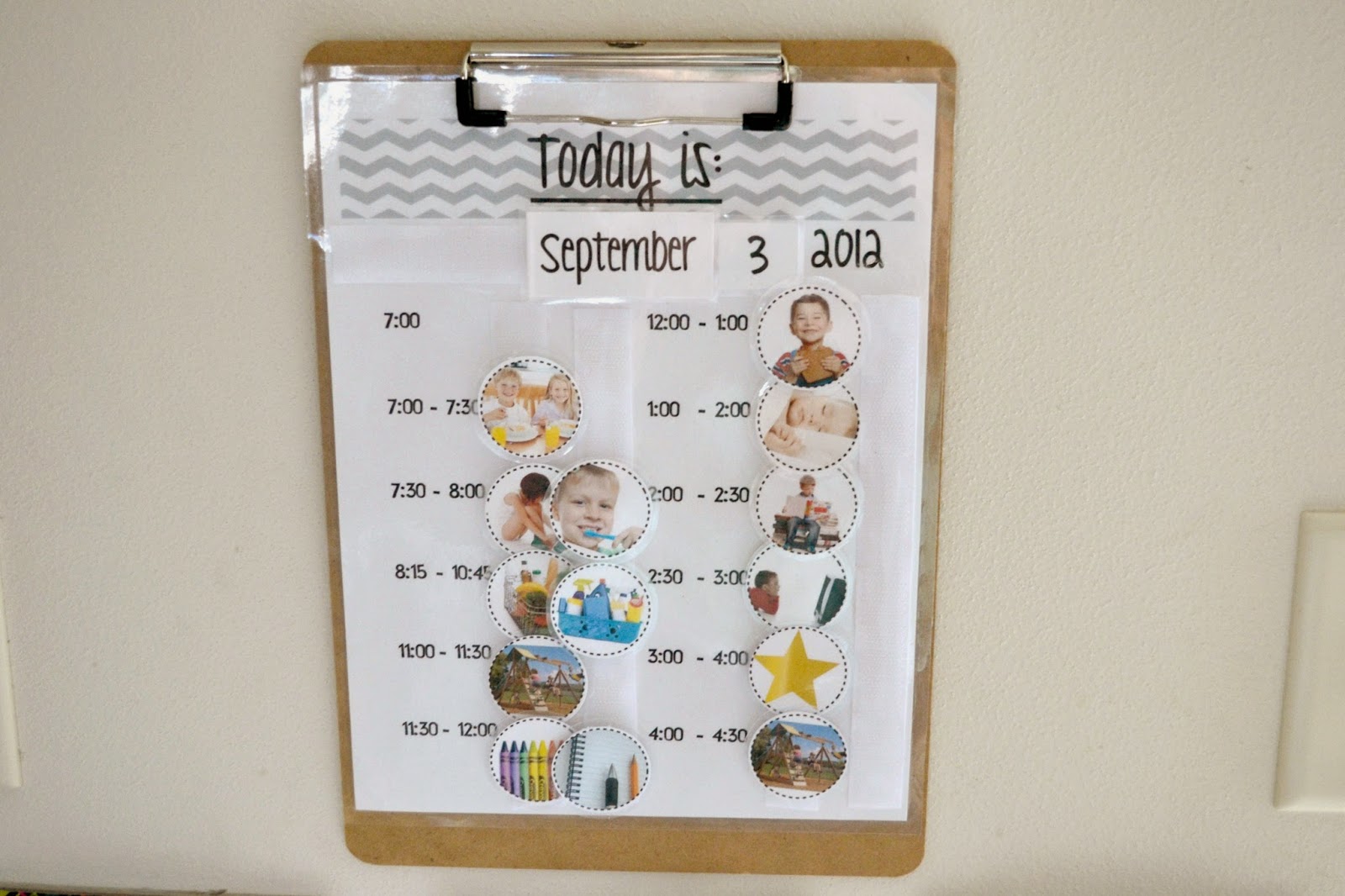 Here's a close up in case you missed the date on which this was completed.