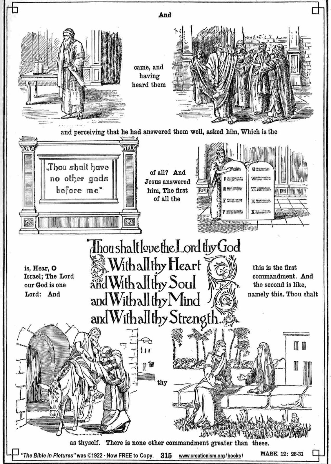 LiturgyTools.net: Pictures for the 31st Sunday in Ordinary Time, Year B