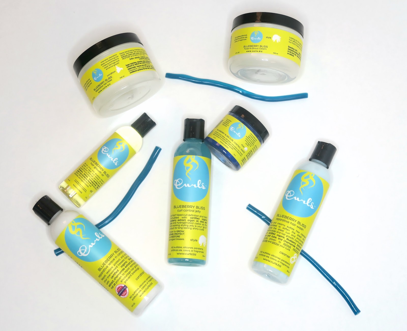 Finger Coils With CURLS Blueberry Bliss Collection | UK Curly Girl