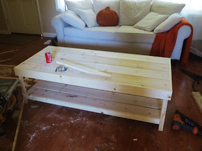 Willow Glen DIY: Rustic Coffee Table - From Scratch!