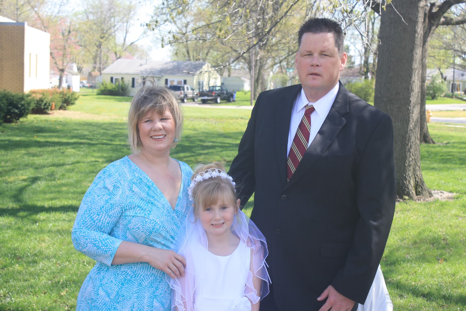 First Holy Communion...Pictures with Extended Family