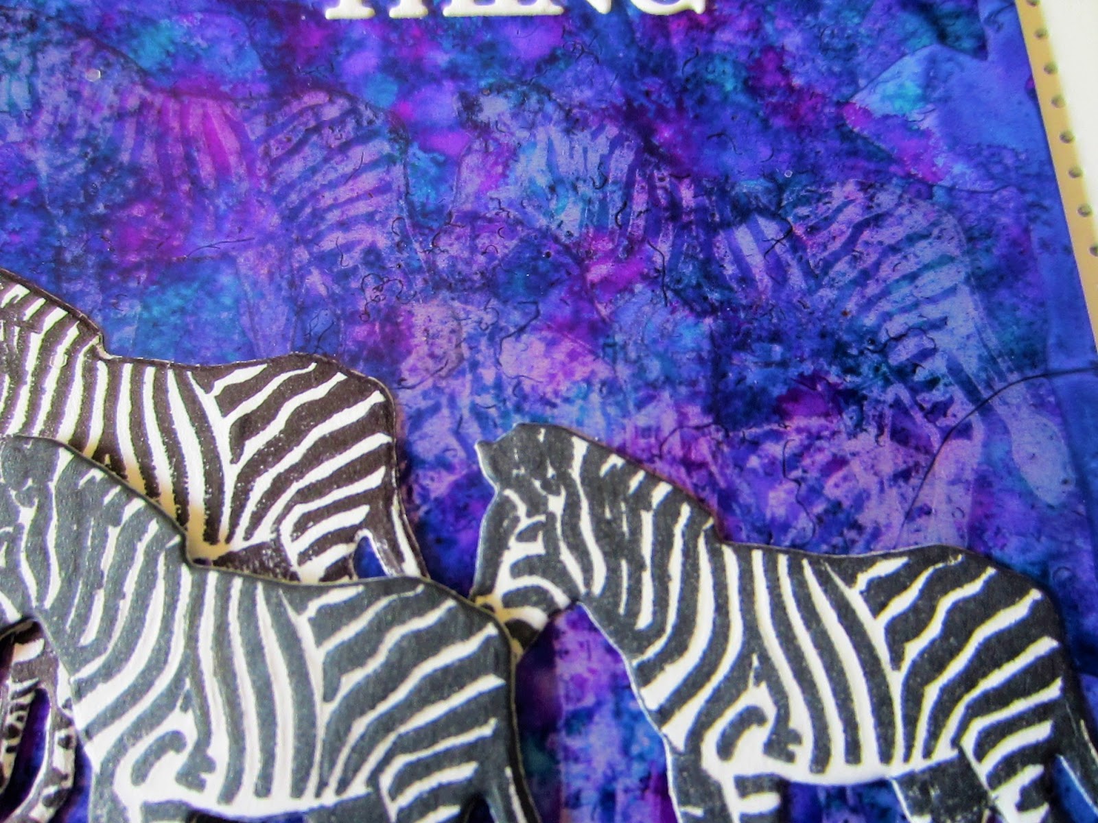 PartiCraft (Participate In Craft): Alcohol Ink Ghosting Technique Card