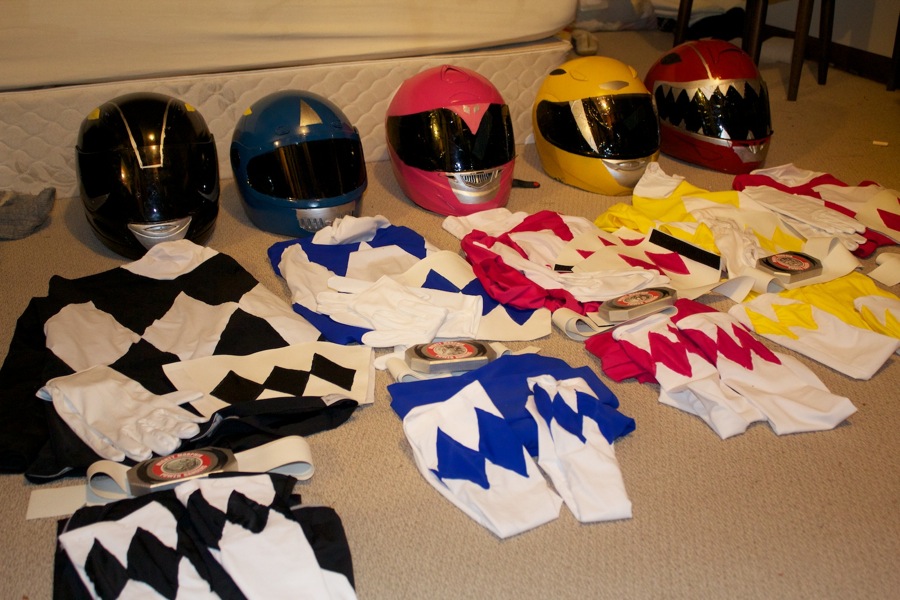 20 Years of Power Rangers : Mighty Morphin Power Rangers Cosplay