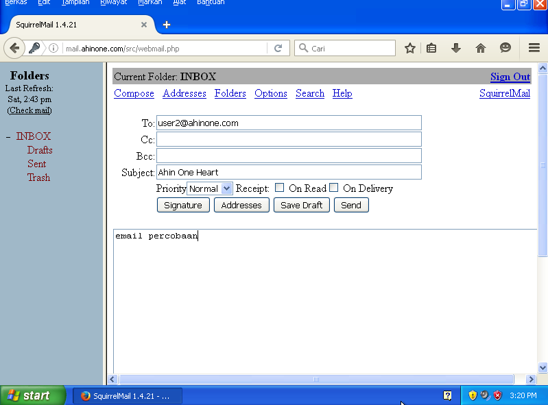 Cara Membuat Mail Server dan Webmail Server | Ahin One