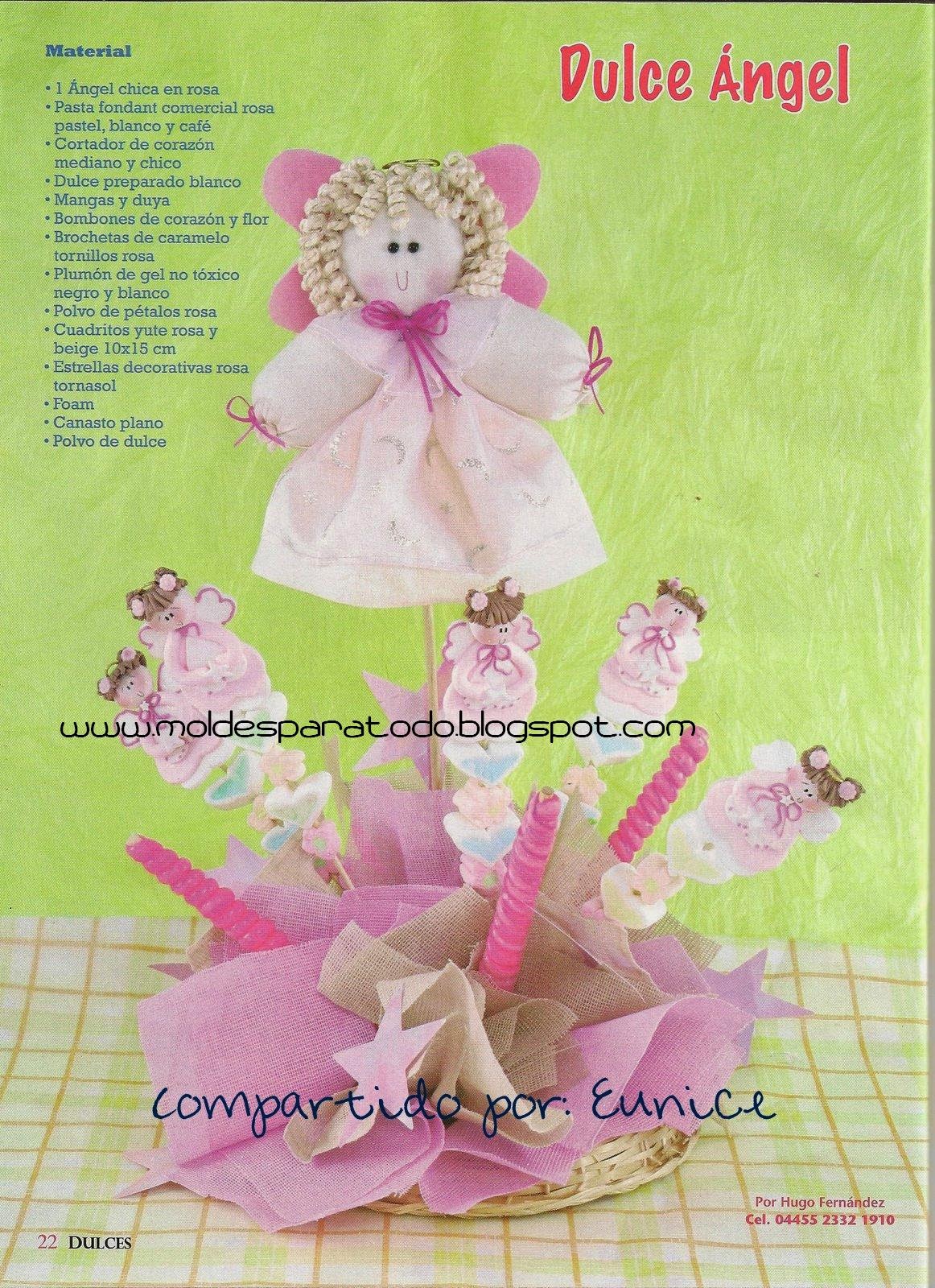 Centro de mesa Dulce Angel