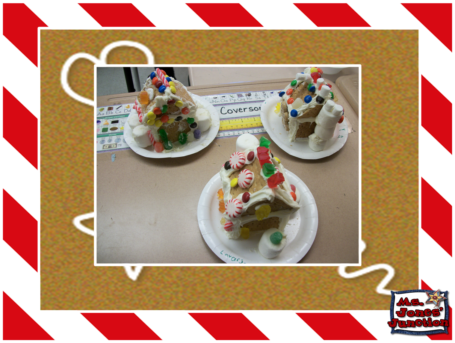 Ms. Jones' Junction: Winter Break...Gingerbread Houses..and a FREEBIE