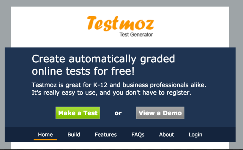 Testmoz- A Great Tool for Creating Automatically Graded Quizzes - Tech ...