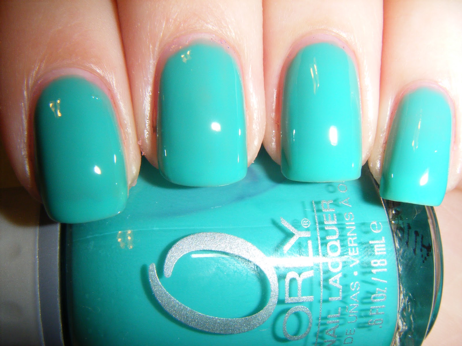 No Nekkid Nails: Orly Green With Envy Reverse French