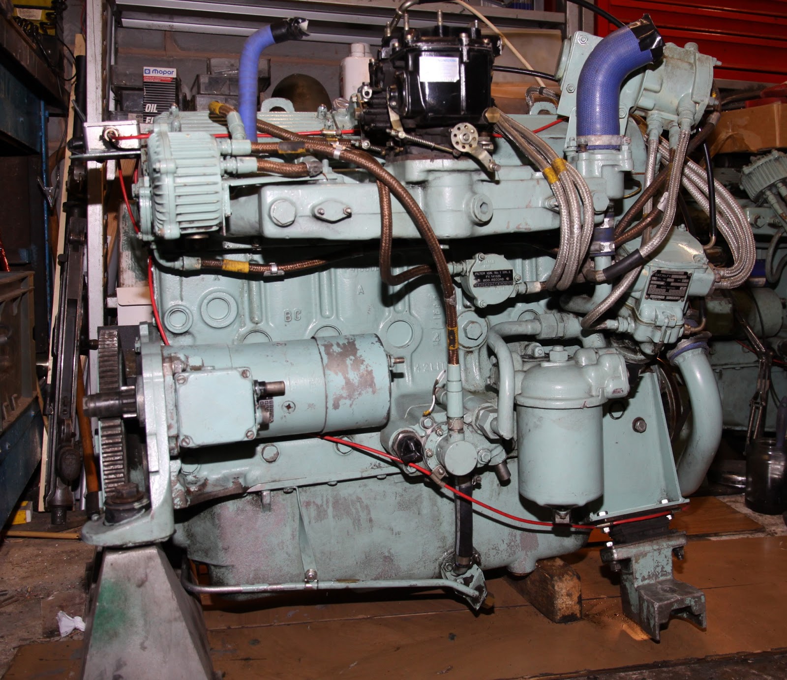 ALVIS SABRE - Restoration.: J60 Engine (Photos) plus others