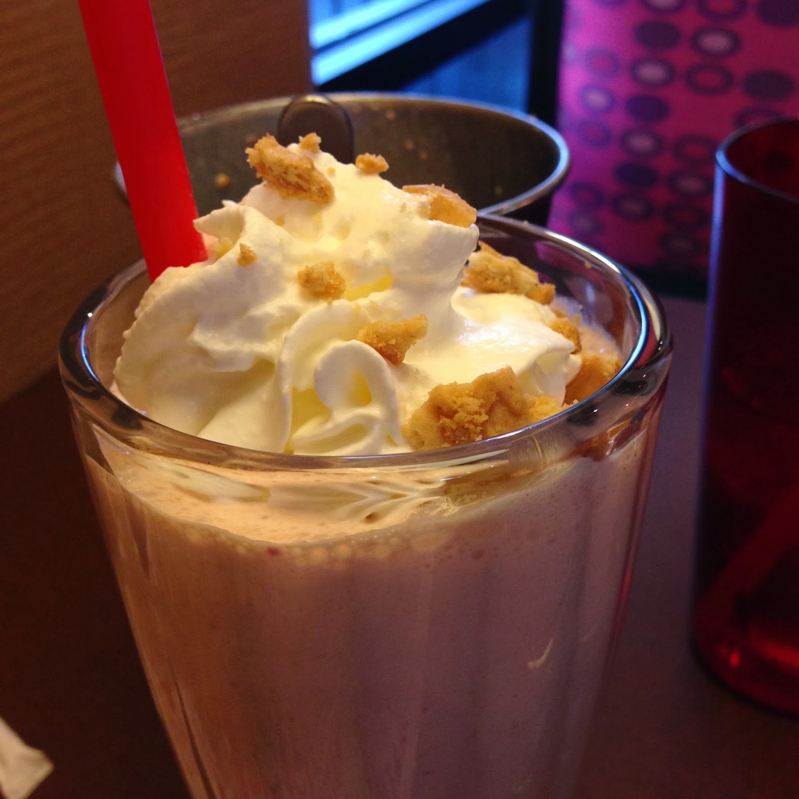 PB&J Milkshake and Pizza