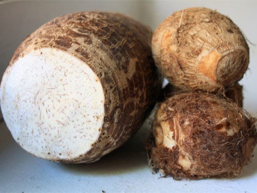 Caramel and Tomatoes: Madumbi's/taro root