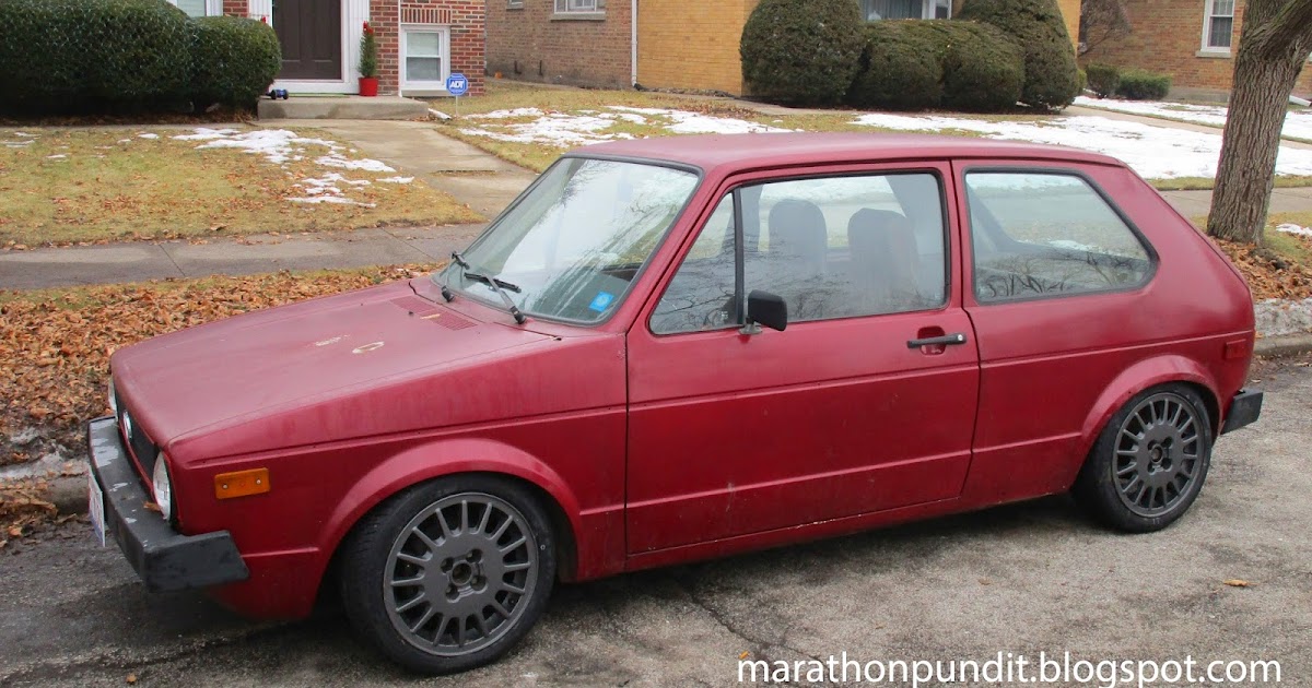 Marathon Pundit: Classic car: 1978 VW Rabbit