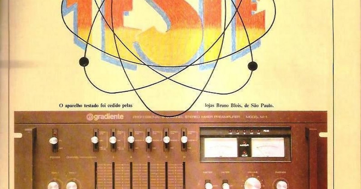 Vintage 70 80: Gradiente 45 - Mixer M1 - Revista Somtres