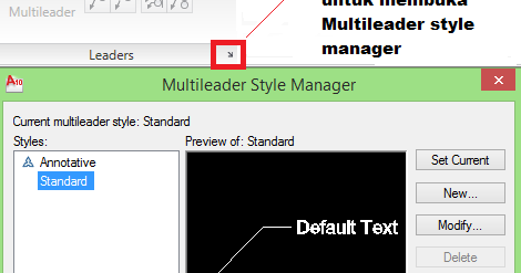 MENSETTING DAN MENGGUNAKAN MULTILEADER AUTOCAD - KAMPUS CAD