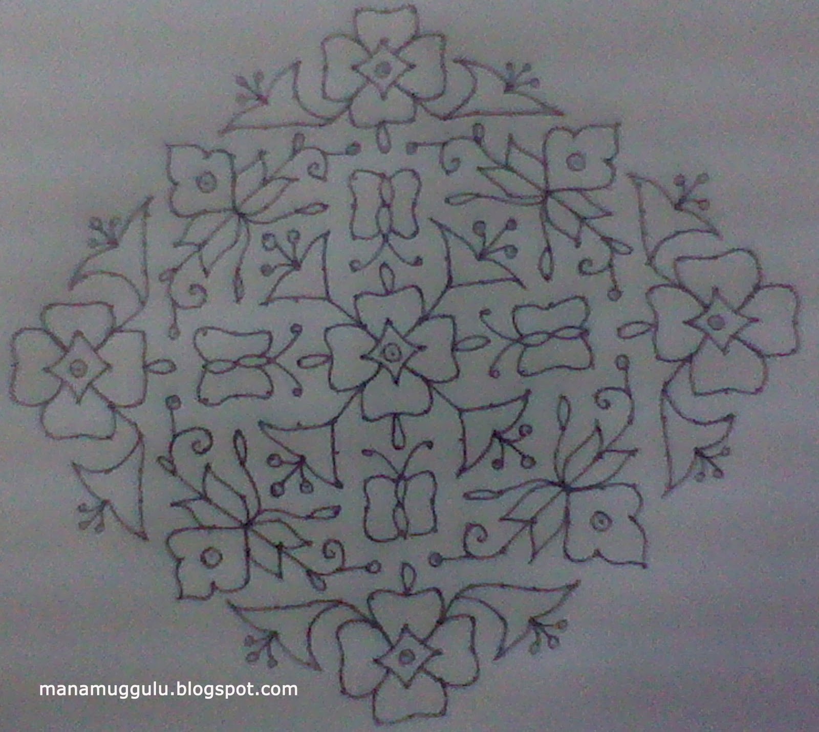 TELUGU WEB WORLD: SANKRANTHI FESTIVAL SPECIAL - FLOWER MUGGULU ...