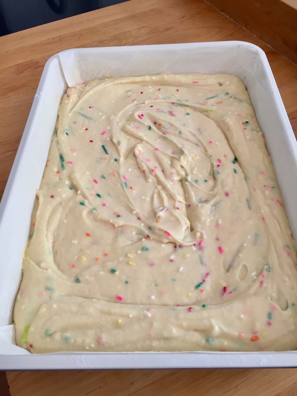 My Mother's Apron Strings: Confetti Cake with Homemade Sprinkles (Jimmies)