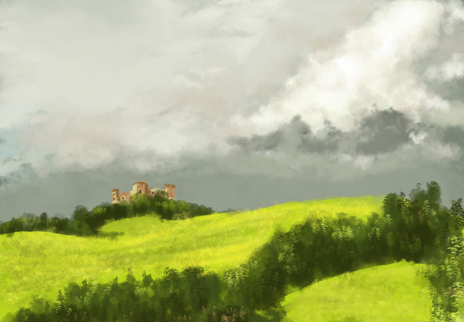 The Grotto: #11 Quick Landscape Study