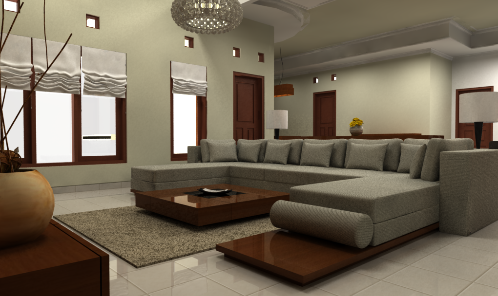 Contoh Skema Design Furniture Ruang Keluarga Paling Elegan Tahun Ini ...