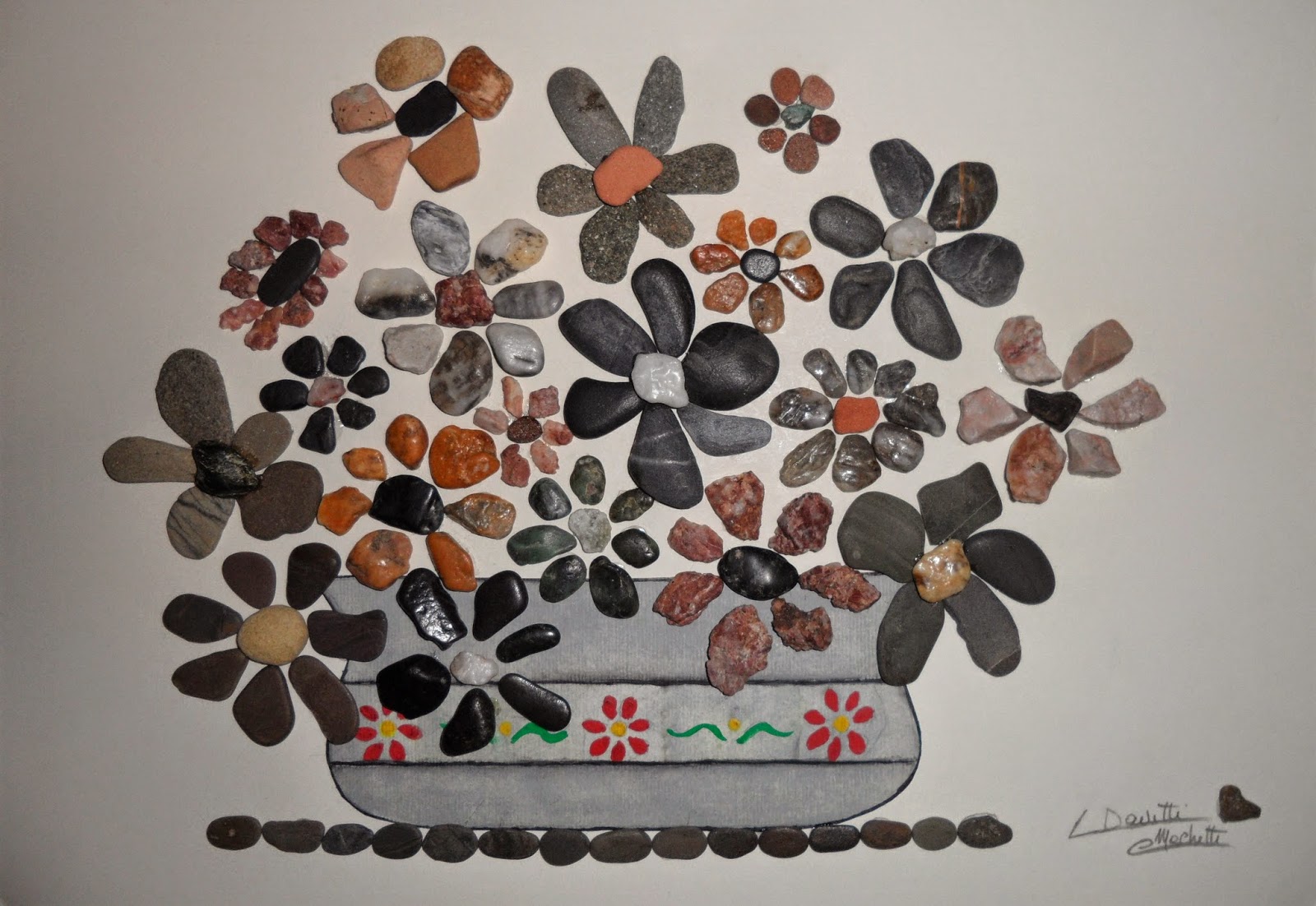 ClarArt L' angolo delle fantasie: Quadretti con sassi di Mare