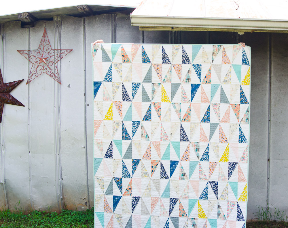 Hyacinth Quilt Designs: Half Rectangle Quilt