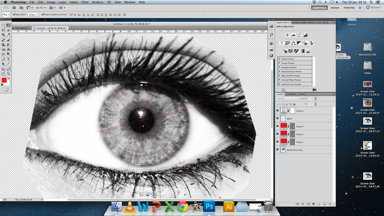 Hannah Dooley (7291): Advanced Portfolio: Production: Editing the Eye