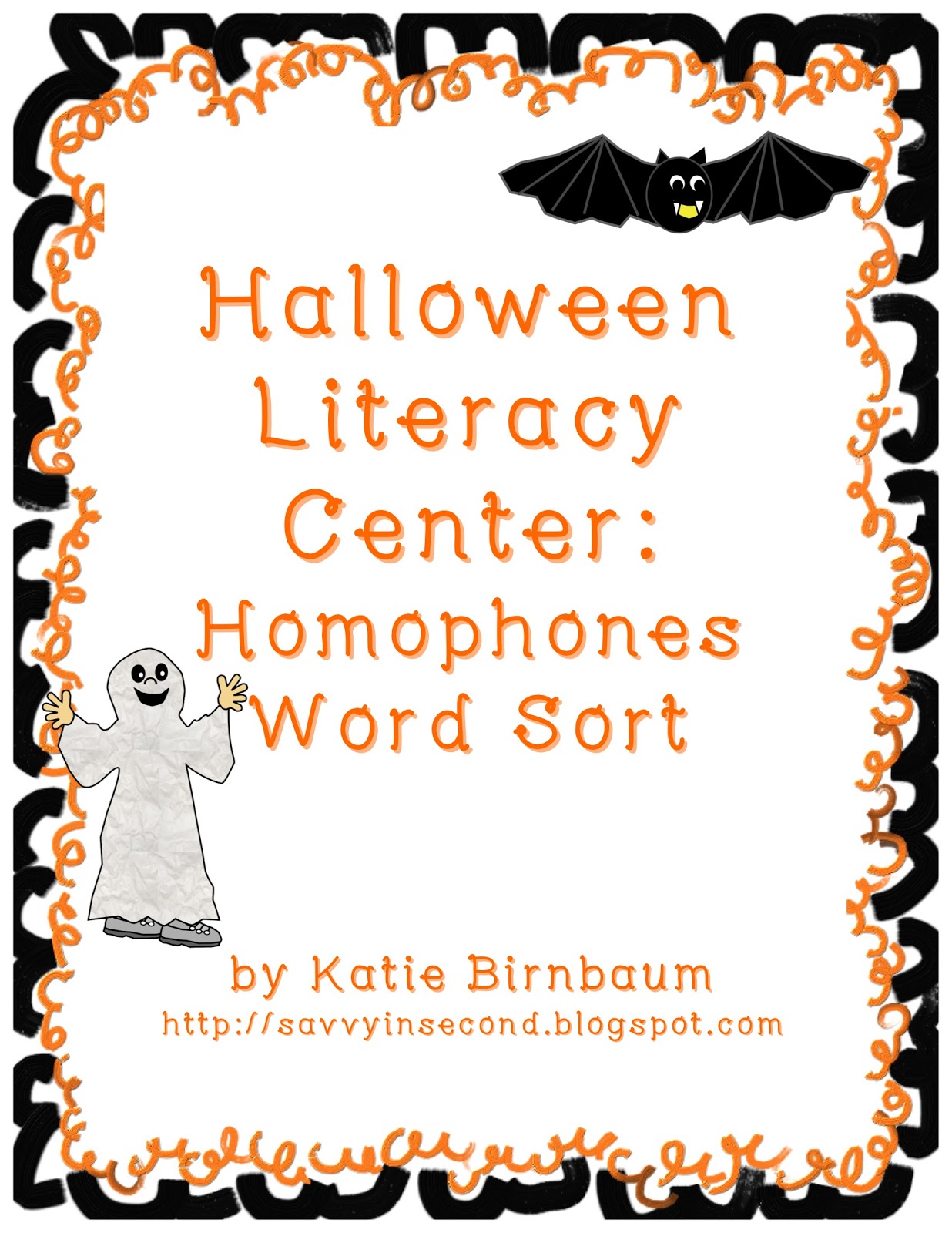 Savvy in Second: Second Grade Freebies: Halloween Homophones