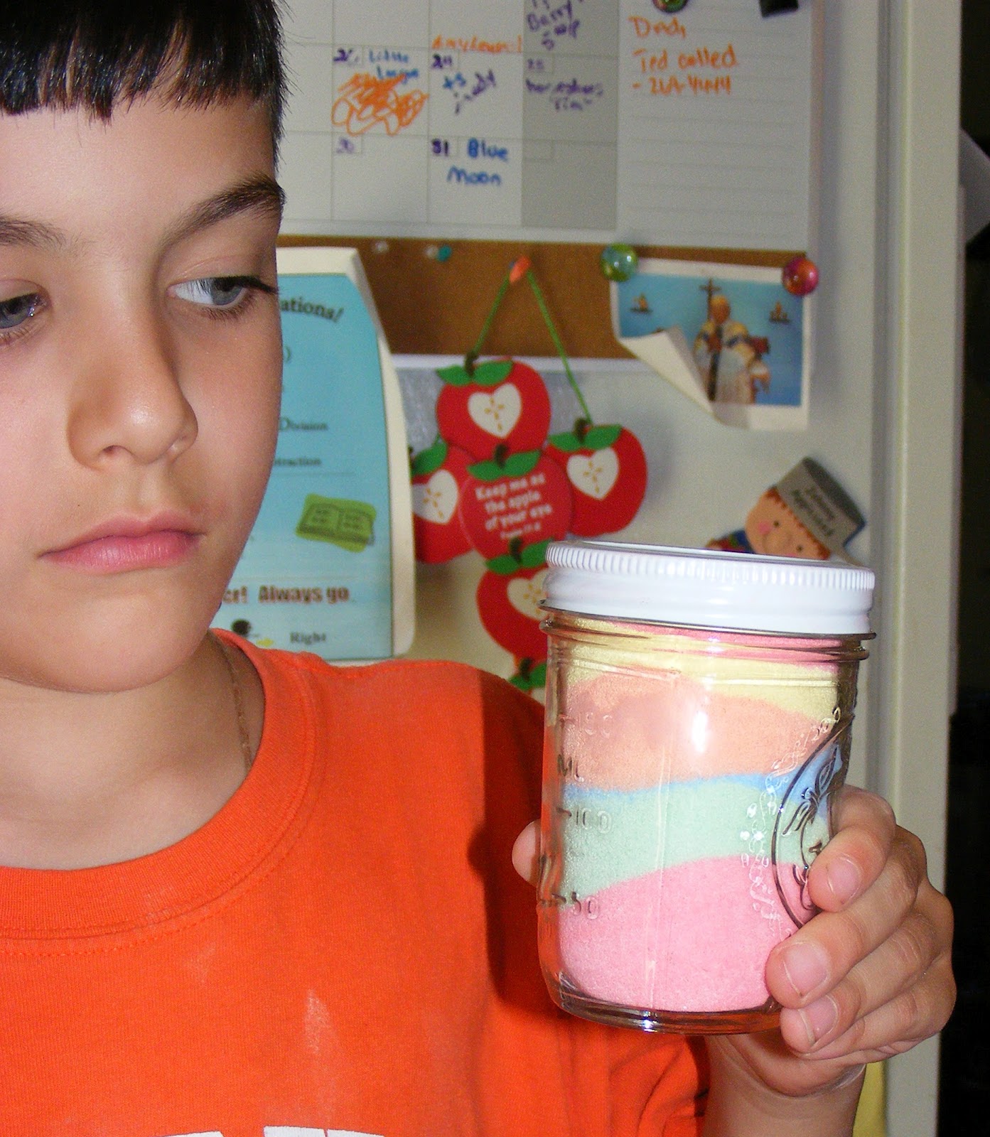 Ten kids and a Dog: Salt and Chalk Art---also called--A Very Big Mess ...