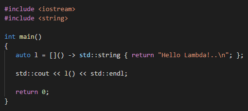 Lambda Expression (Lambda ifadeleri) - 1 ~ C++ Learning Tutorials