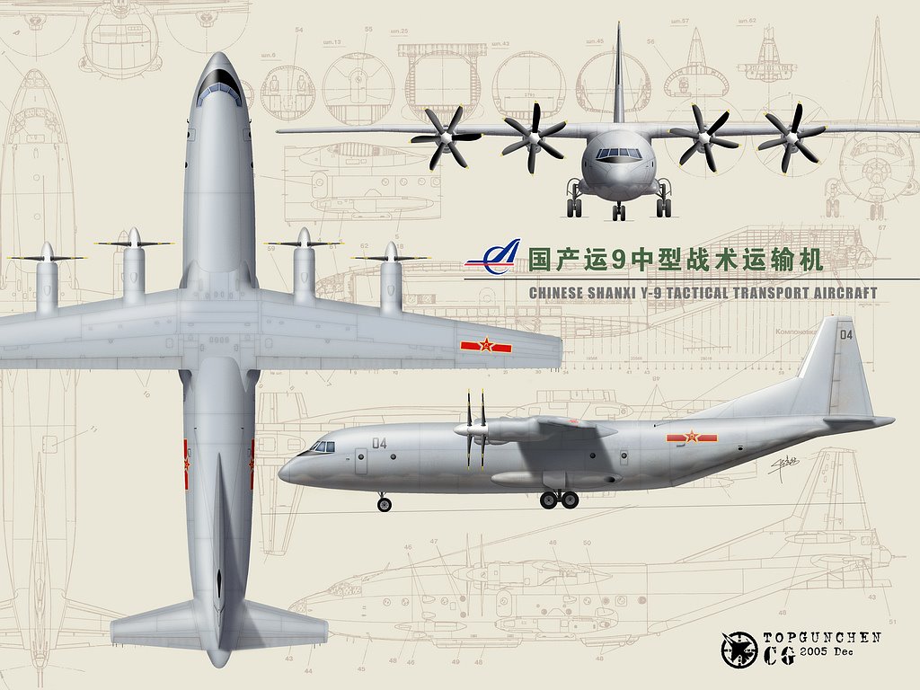 Military and Commercial Technology: Chinese air force puts new Y-9 ...