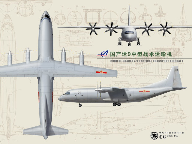 Military and Commercial Technology: Chinese air force puts new Y-9 ...