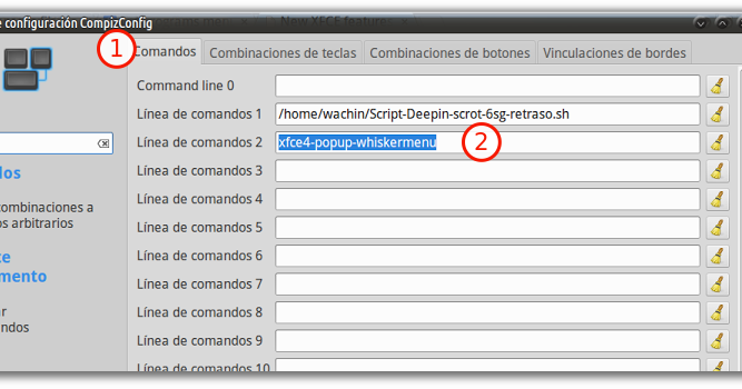 Atajo de teclado al menú Wisker usando Compiz en Xubuntu o UbuntuStudio ...