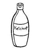 Coloring Sheets Coloring Ketchup Mustard Coloring Pages