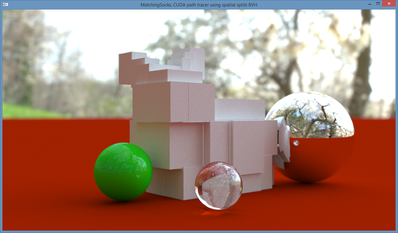 Ray Tracey's blog: Accelerating path tracing by using the BVH as multiresolution geometry
