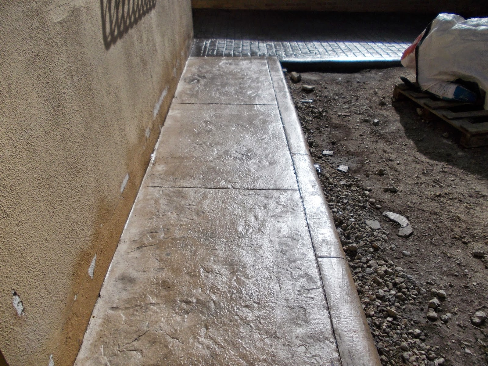 Pavimentos continuos de hormigón.Hormigón impreso: Pavimento continuo ...