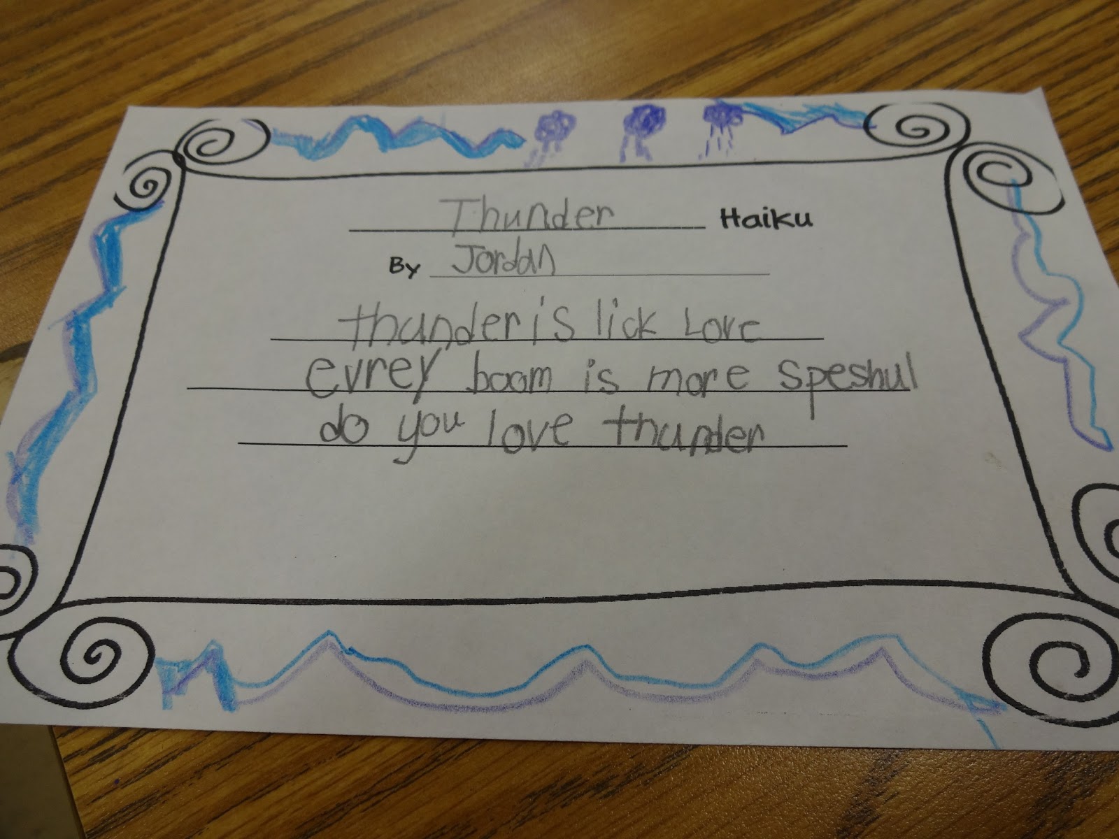 Ms. Wu Teaches: Weather Haikus