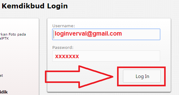 Cara Verval PTK di Web Vervalptk.data.kemdikbud.go.id Tahun 2017