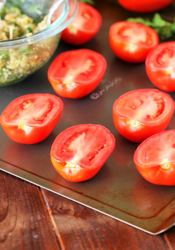 Parmesan Broiled Tomatoes | The Kitchen is My Playground