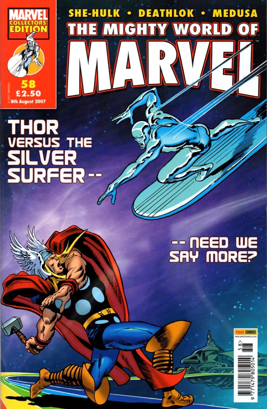 CRIVENS! COMICS & STUFF!: MIGHTY MARVEL PIN-UP PAGE - MWOM #58...