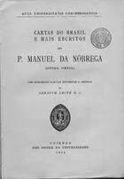 Literatura: a arte de criar: A obra de Padre Manuel da Nóbrega