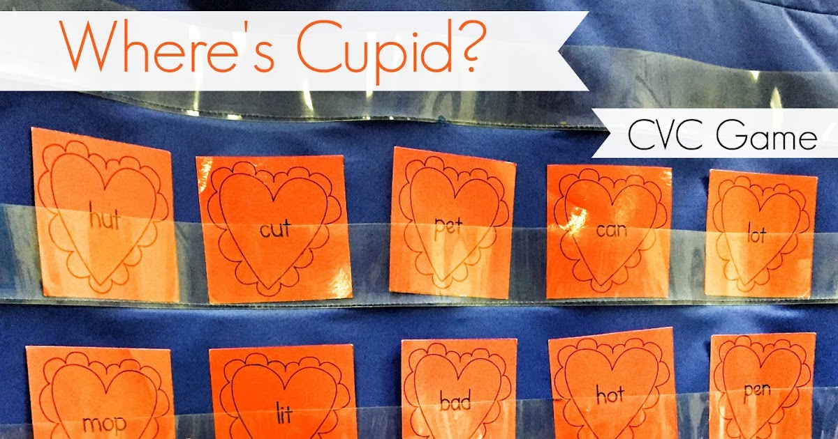 Where's Cupid? (Valentine CVC Game) | Just Teachy