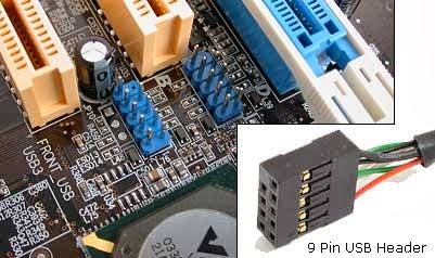 Conectores: Conectar el Panel Frontal USB a la Tarjeta Madre