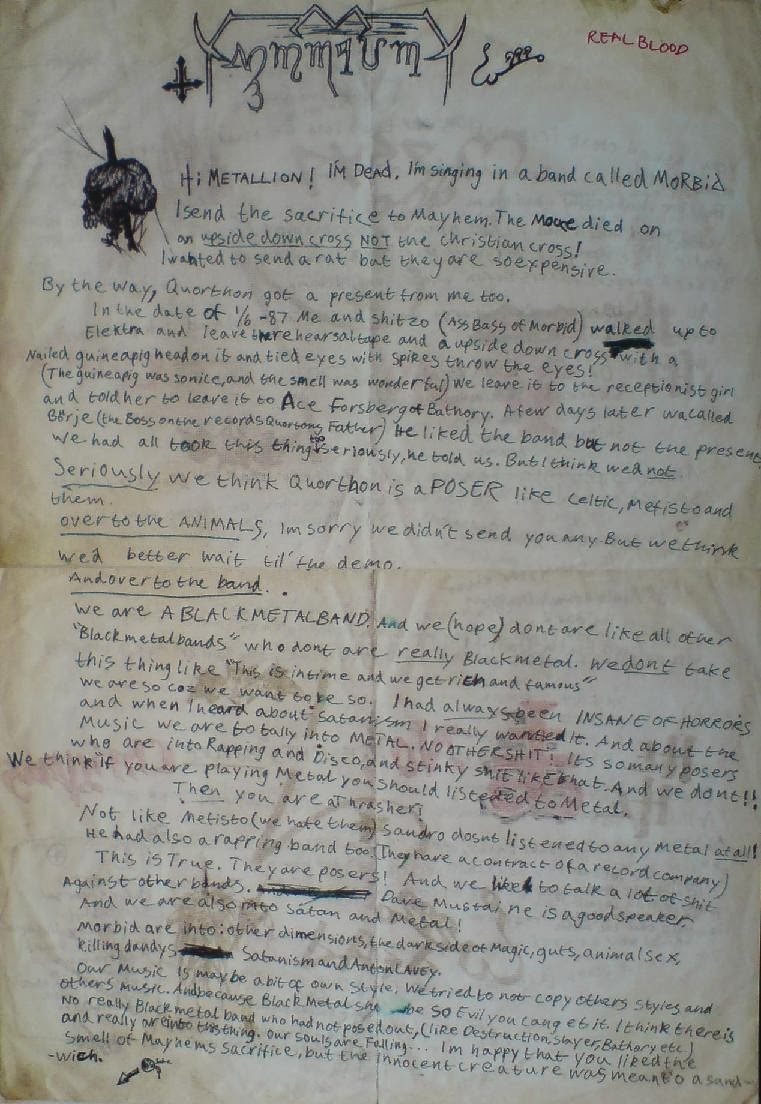 Morbid, Mayhem and more...: Pelle Ohlin