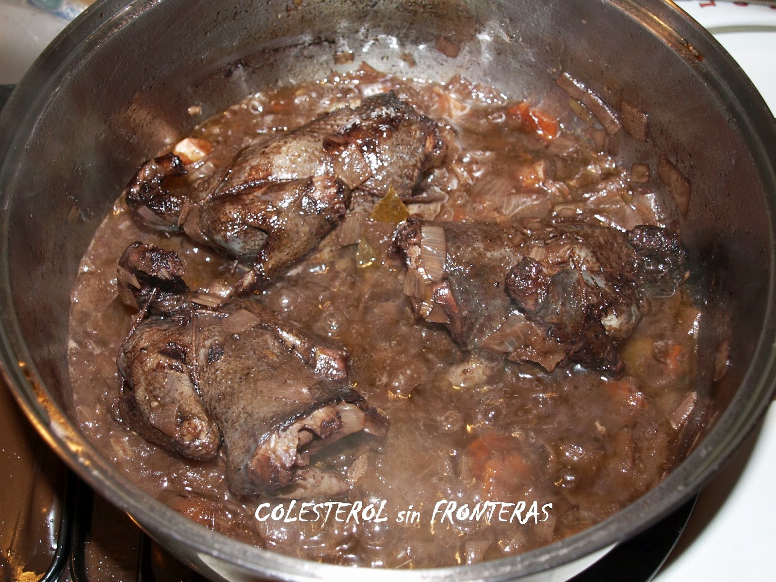 COLESTEROL SIN FRONTERAS: PALOMAS / CODORNICES con CHOCOLATE