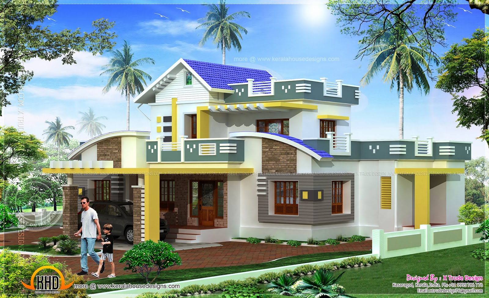 Elevation right side