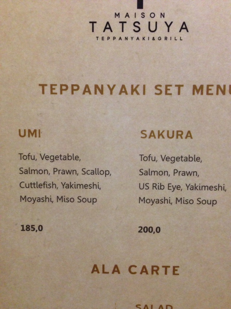 Maison Tatsuya - Kawan Kuliner