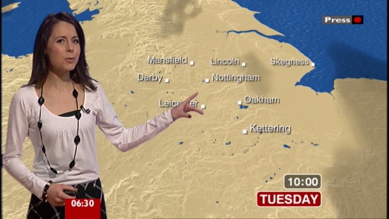UK Regional News Caps: Kaye Forster - BBC Regional Weather